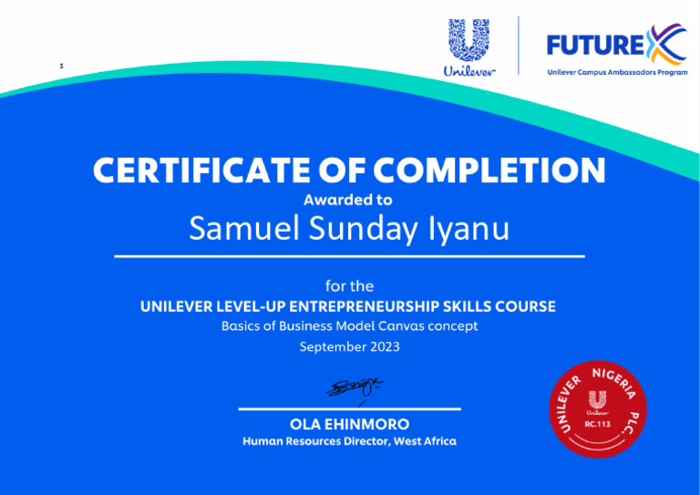FUCAP LevelUp Certificate of Completion | PDF
