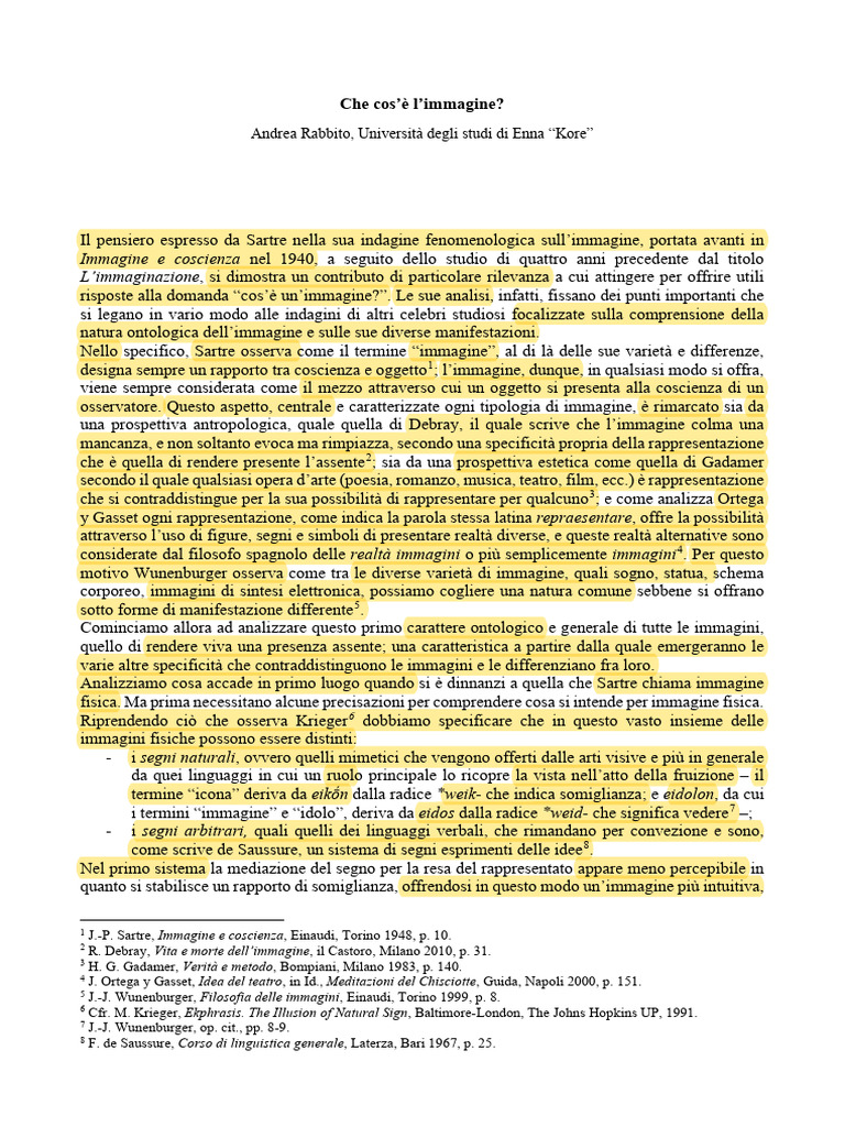 Che Cose L'immagine | PDF