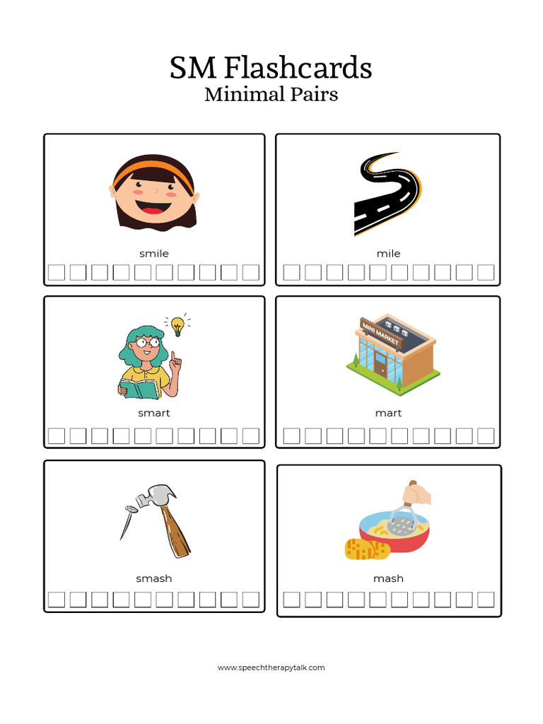 SM Minimal Pairs PDF | PDF