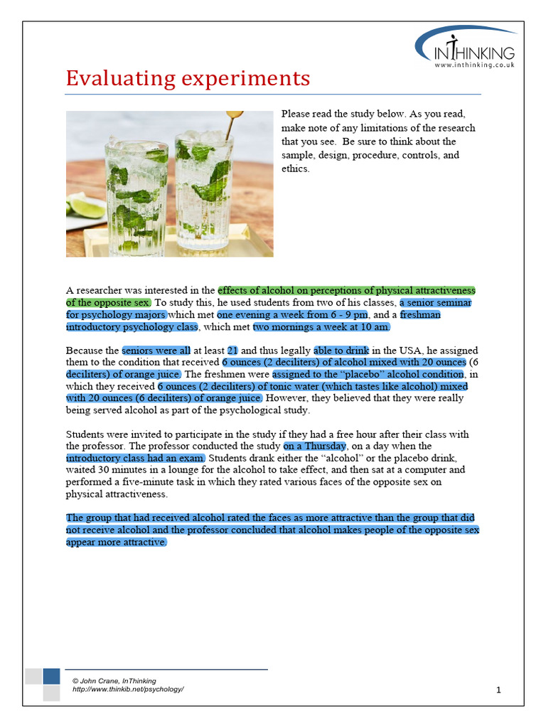 Thinking About Drinking | PDF | Self-Improvement | Wellness