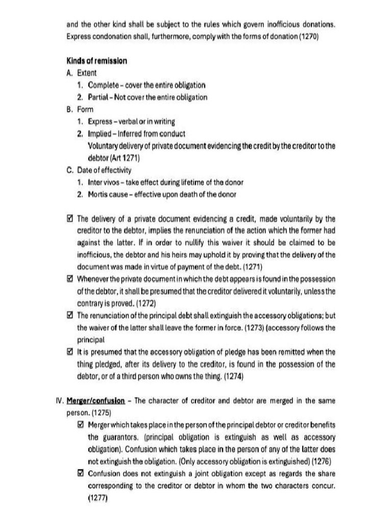 Obligation Reviewer 2 | PDF