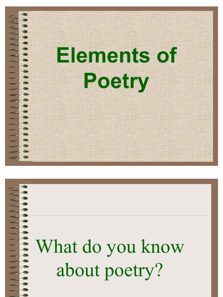 Understanding Poetry Basics | PDF | Poetry
