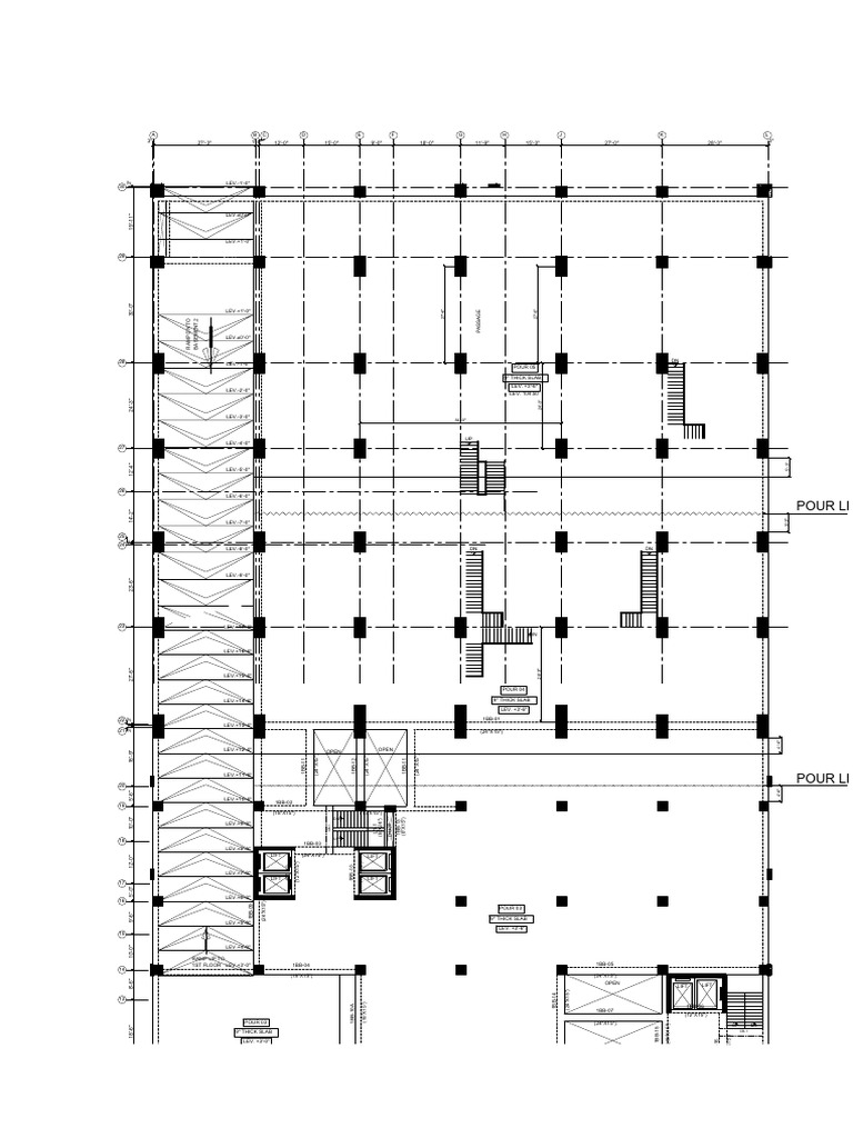 (BASEMENT 1 ROOF SLAB )PT DWG (03-SEP-2024)-Model | PDF