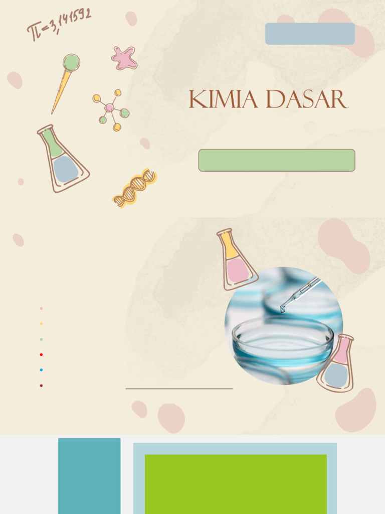Kimia Dasar P-1 (Farmasi) | PDF