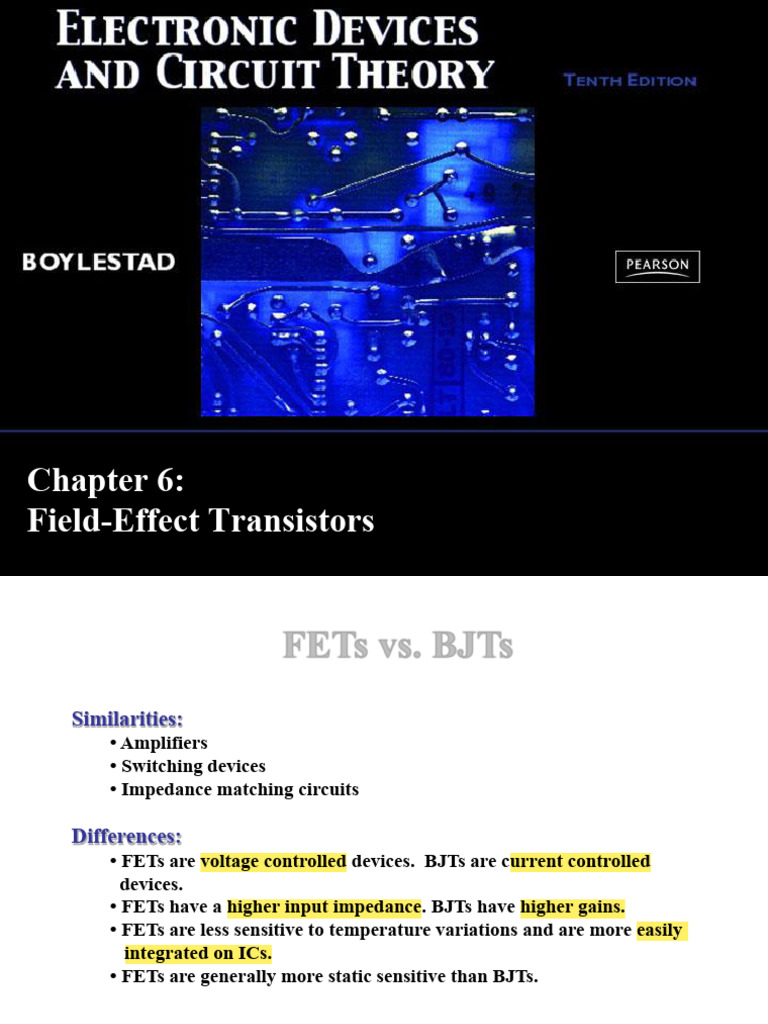 Lecture 06 Field Effect Transistors-1 | PDF