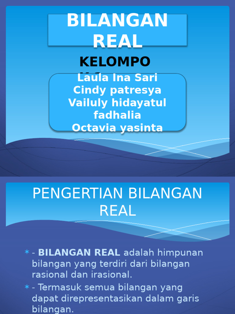 Bilangan Real | PDF