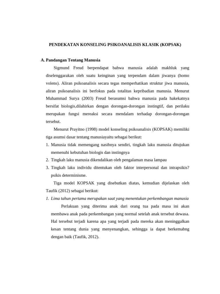 Taks 1 Pendekatan Konseling | PDF