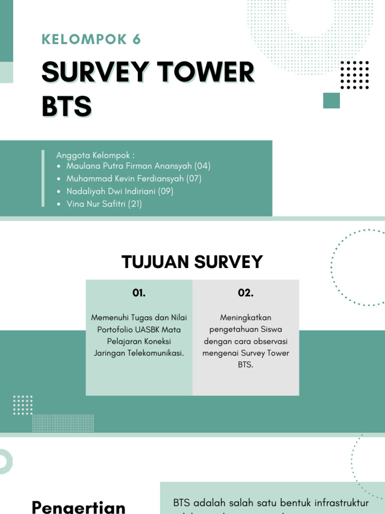 PPT SURVEY TOWER BTS | PDF