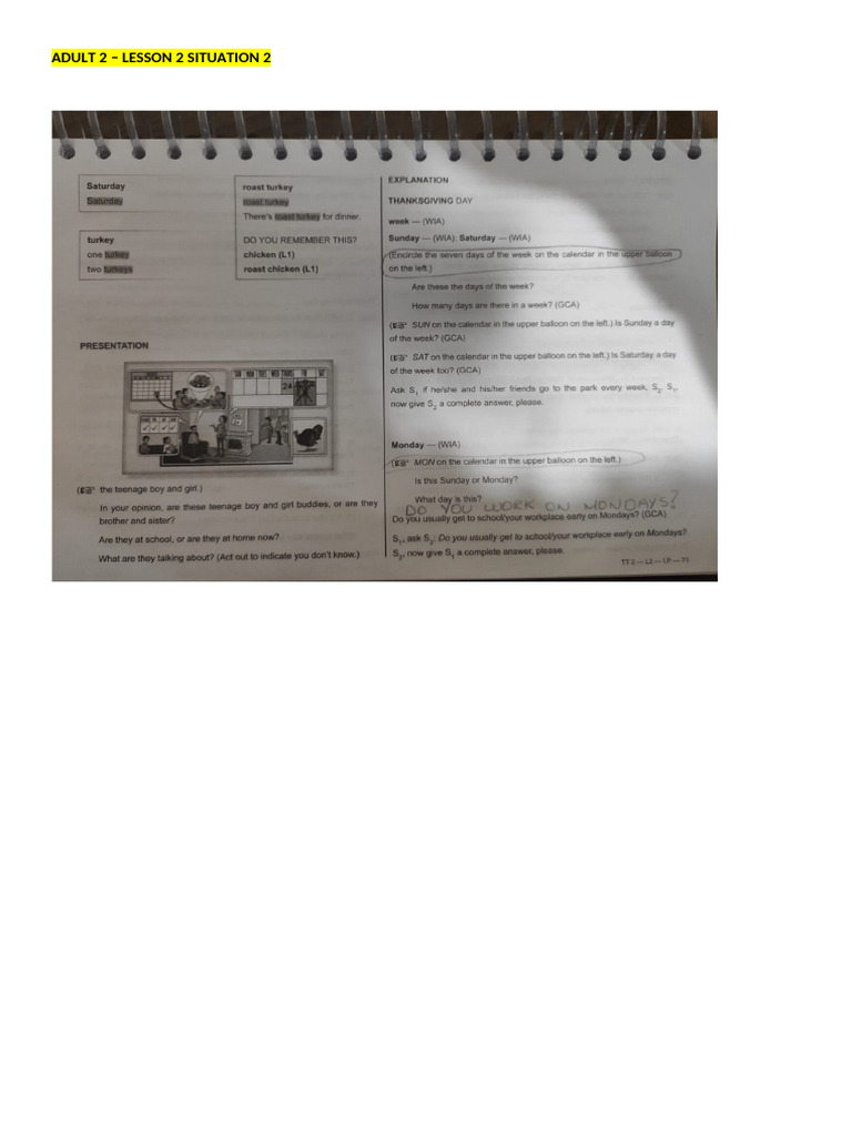 Adult 2 - L2 S2 | PDF