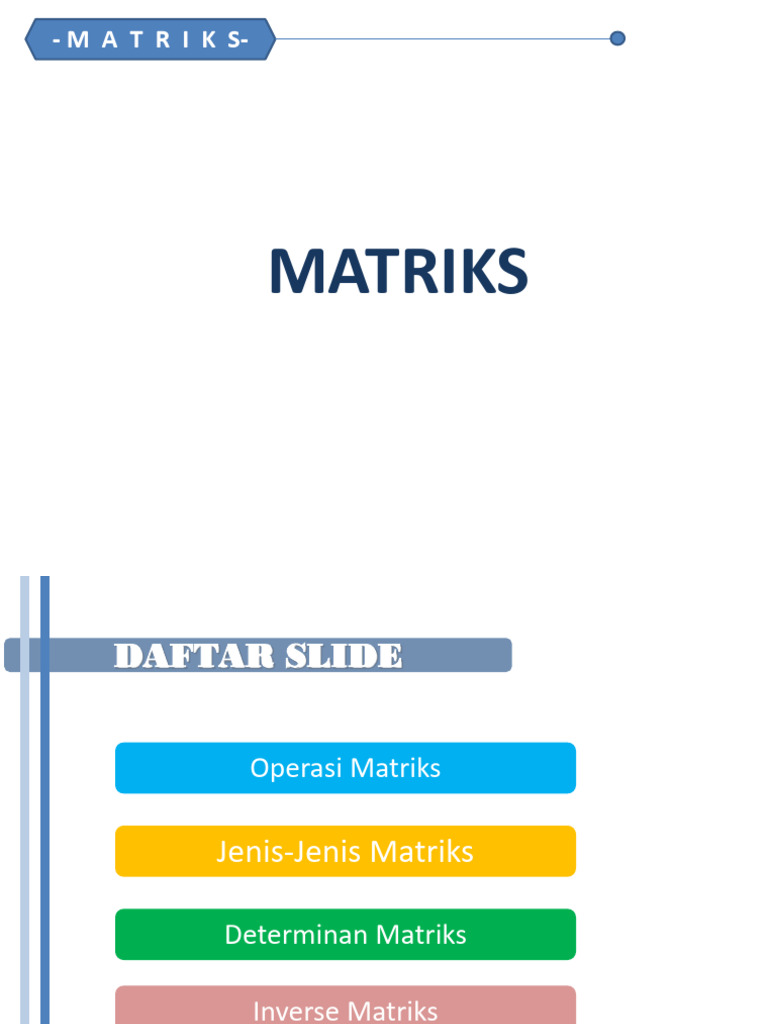 Matriks | PDF