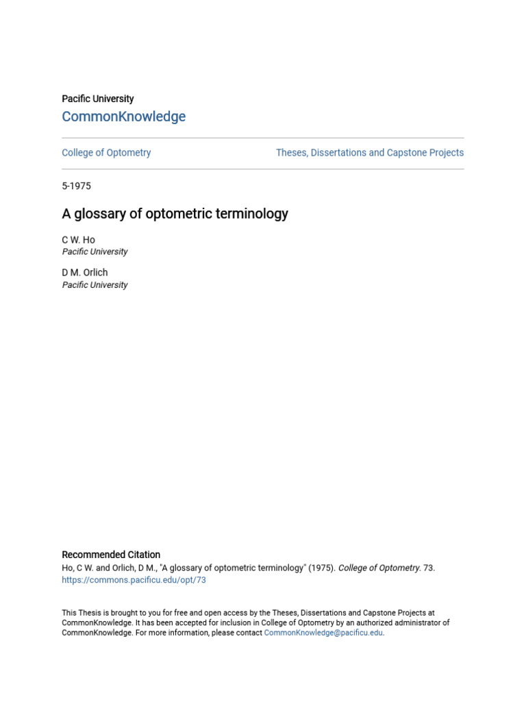 Opt Terms | PDF