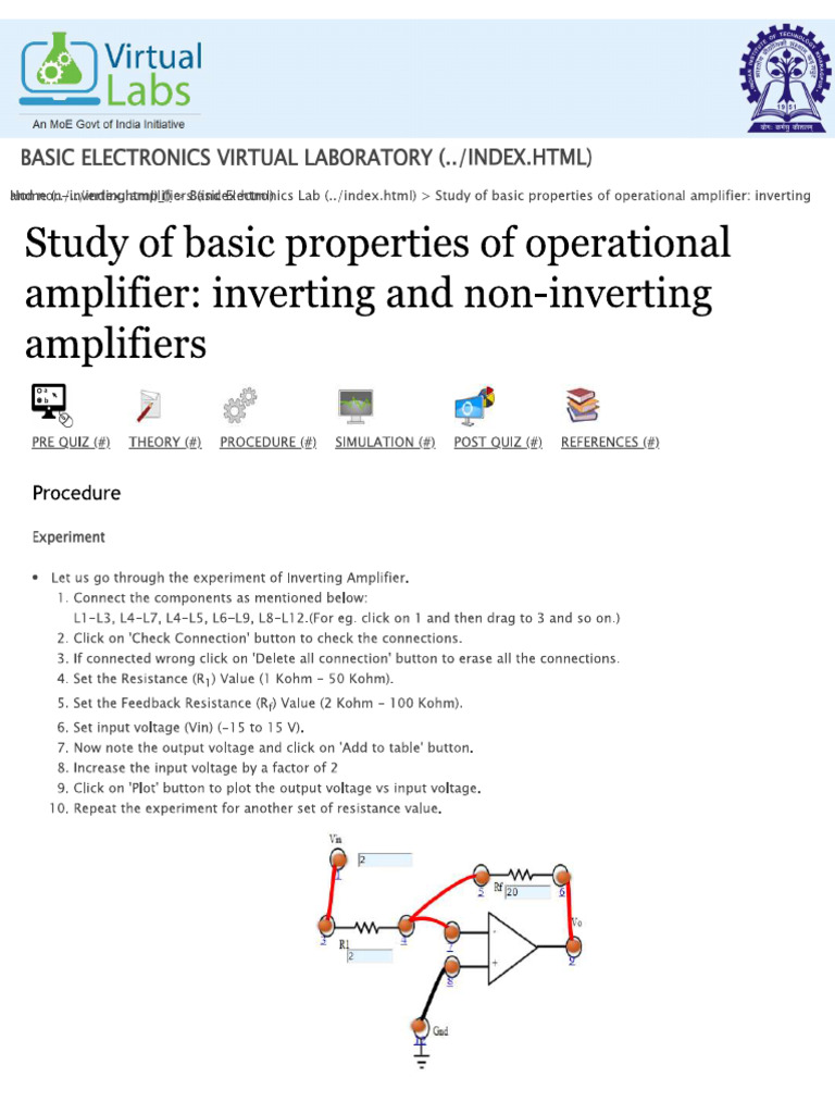 Inverting and Noninverting Procedure | PDF