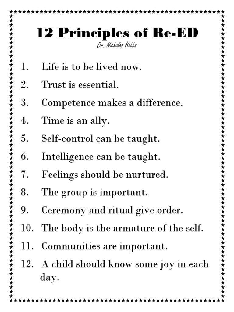 12 Principals of Re Poster | PDF