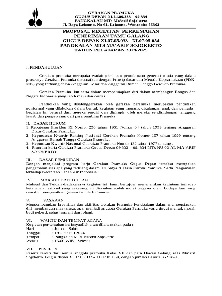 Proposal Persami | PDF