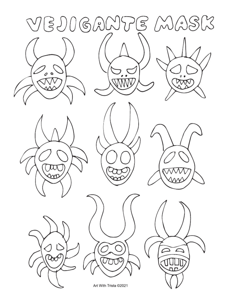 Vejigante Mask Ideas - HANDOUT | PDF