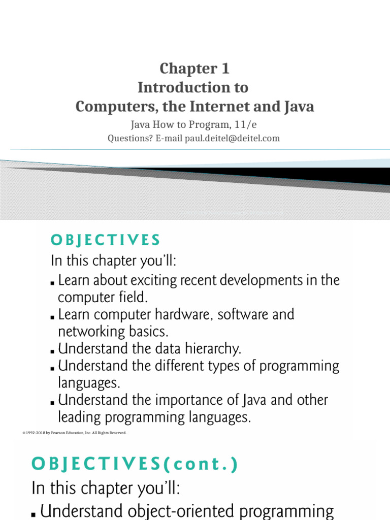 Ch01 Slides JHTP11 | PDF