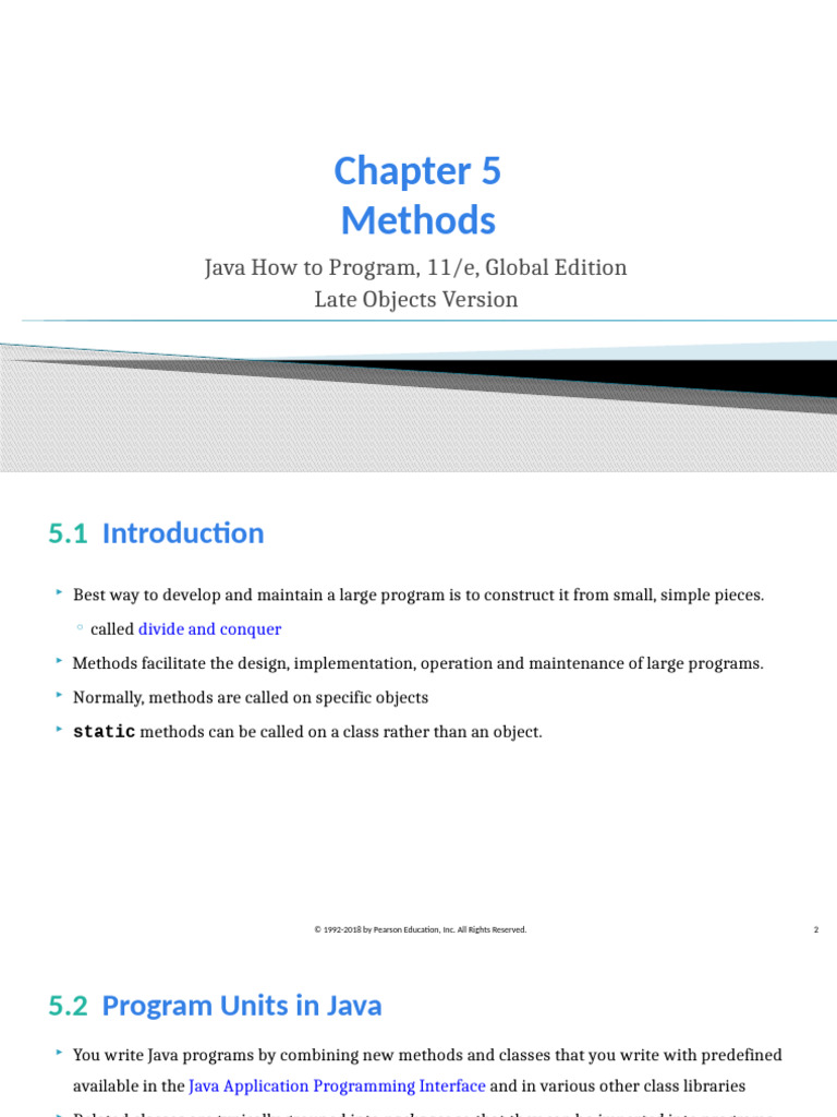Ch05 Slides JHTP11 | PDF
