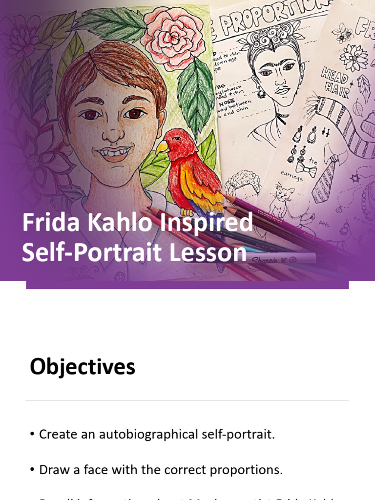 Frida Kahlo Portrait_LESSON | PDF