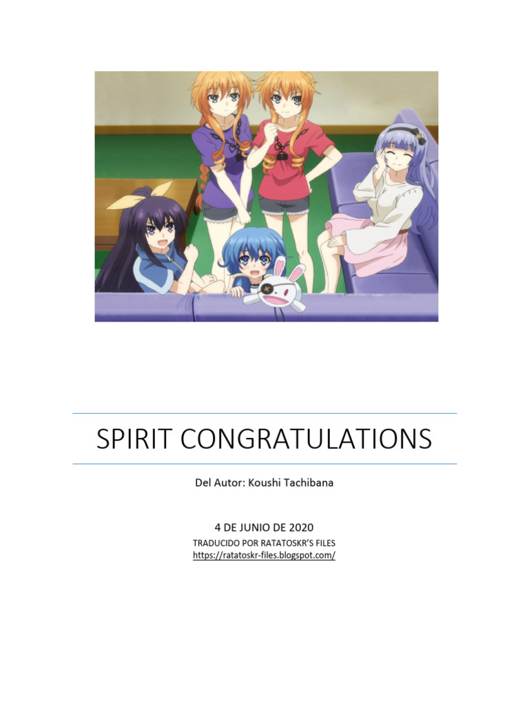 Spirit Congratulations | PDF