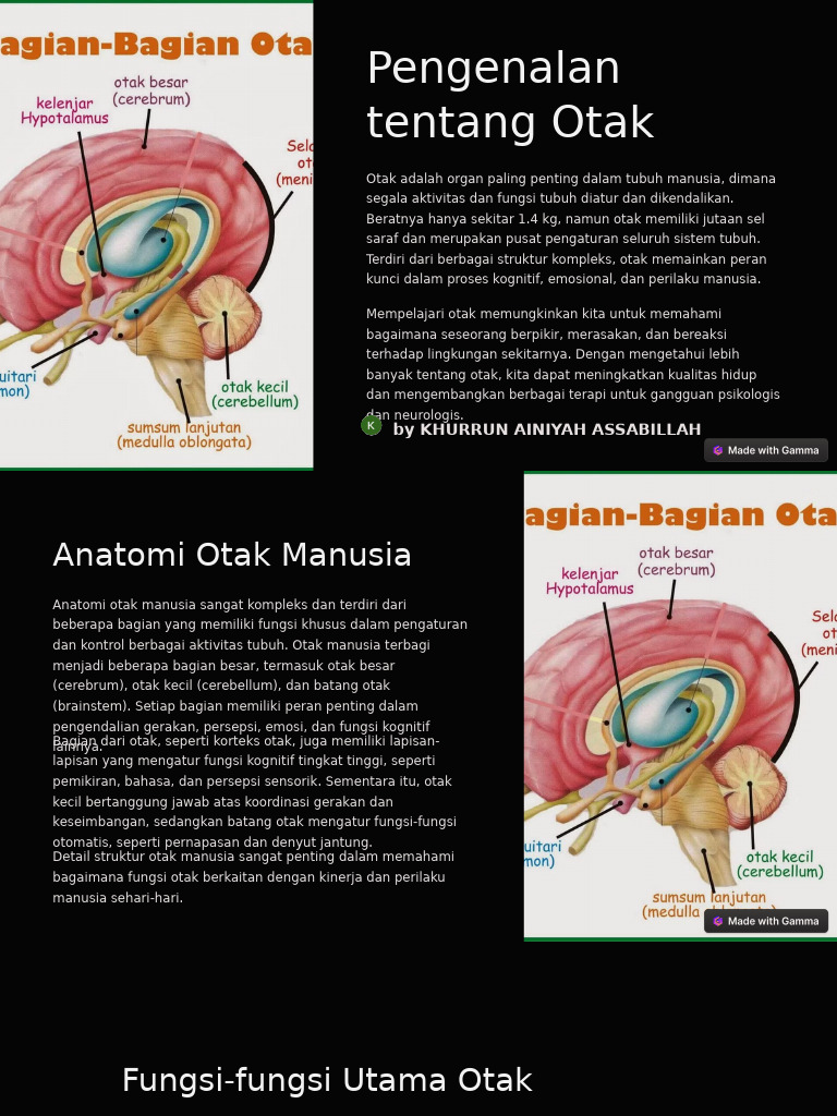 Pengenalan Tentang Otak | PDF