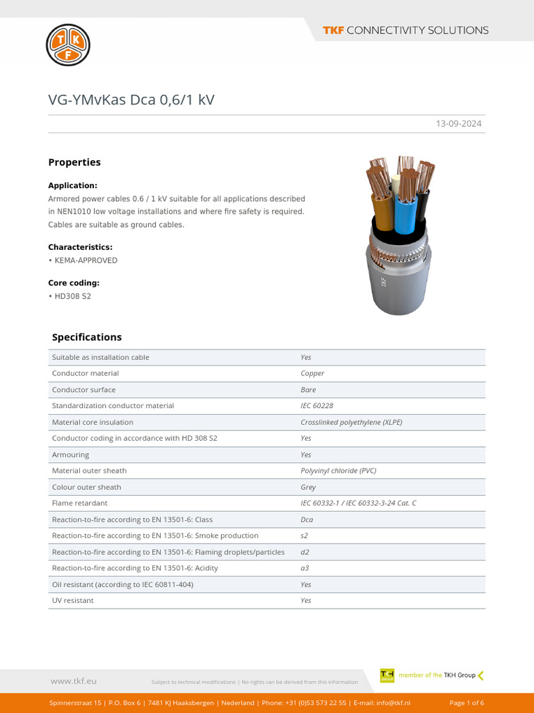 TKF VG Ymvkas Dca 061 KV en | PDF