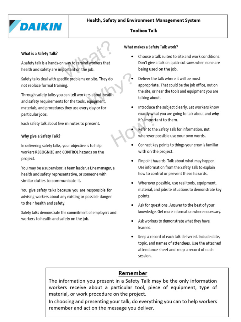 TBT 01 Safe Stacking On Site | PDF