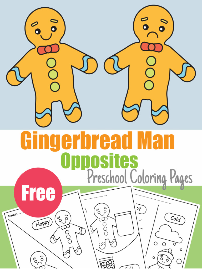Gingerbread Man Printable Book Pdf