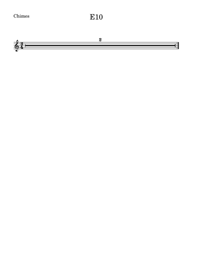 E10 Copy Chimes | PDF
