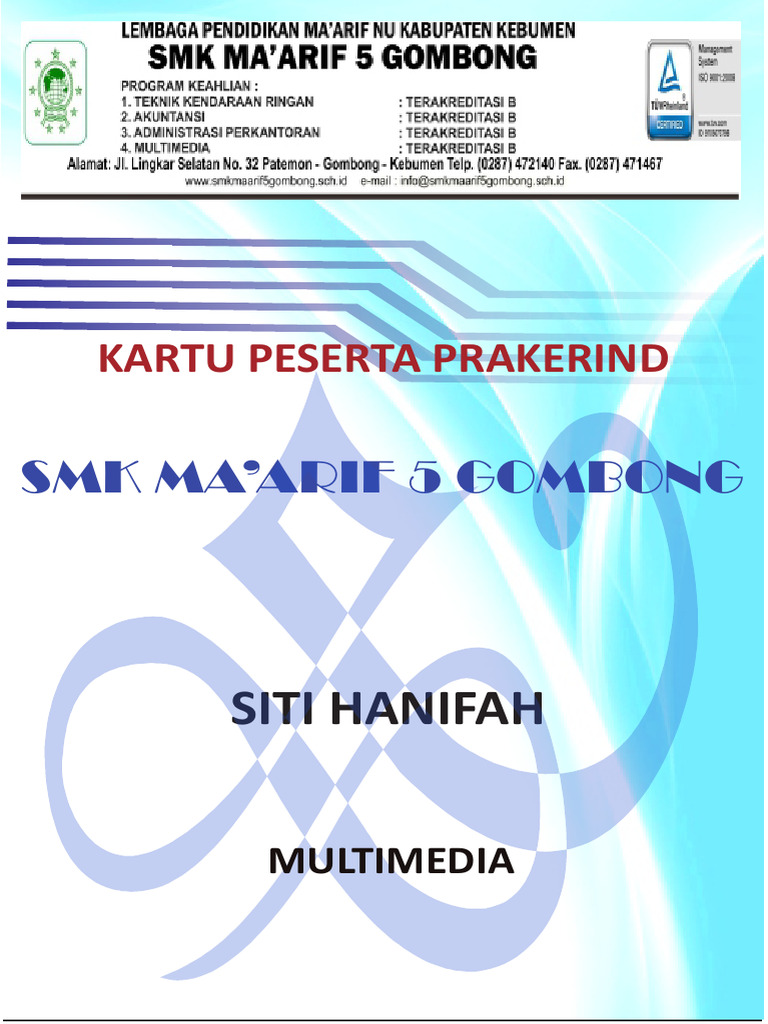 Kartu PKL MM | PDF