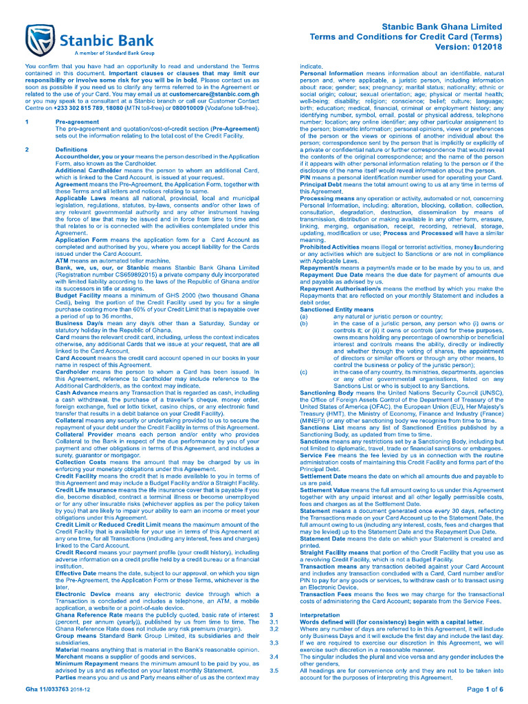 Static - File - Ghana - Downloadable Files - Credit Card Terms and ...