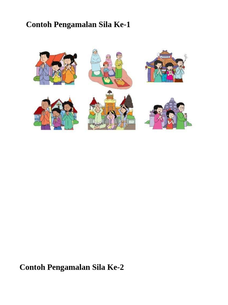 Contoh Pengamalan Sila Ke | PDF