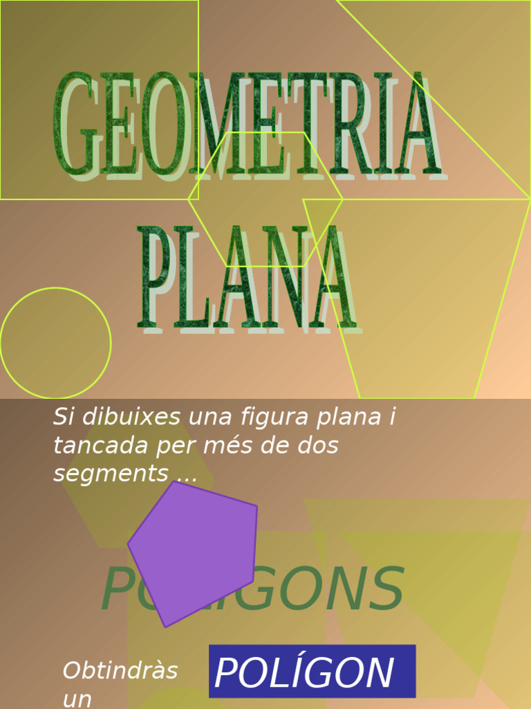 Geometria Plana (Polã Gons) | PDF