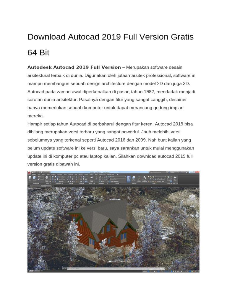 Cara Cara Instal Autocad Versi 2019 | PDF