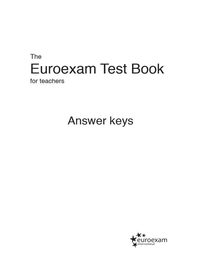 PTB For Teachers Answer Keys | PDF