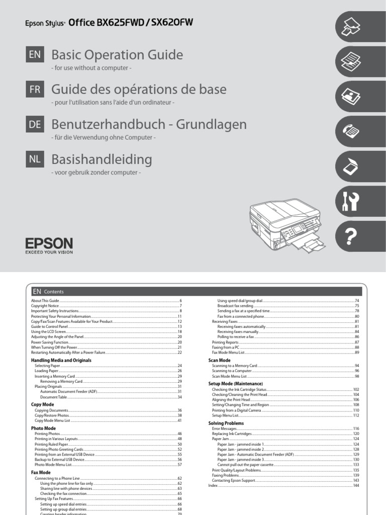 Epson 326480 Eu | PDF | Printer (Computing) | Manufactured Goods