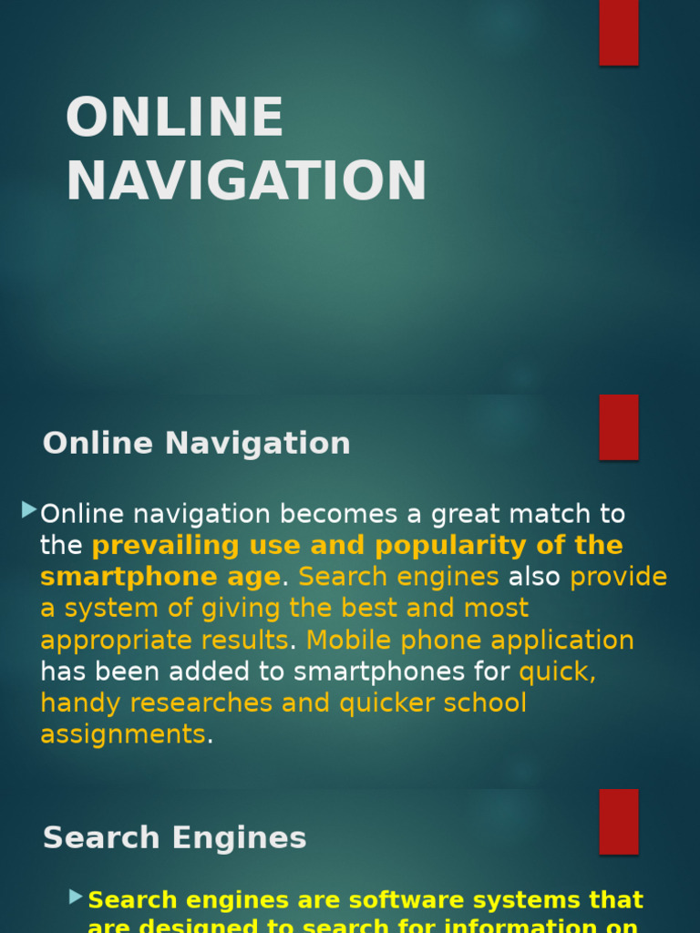 ONLINE NAVIGATION | PDF