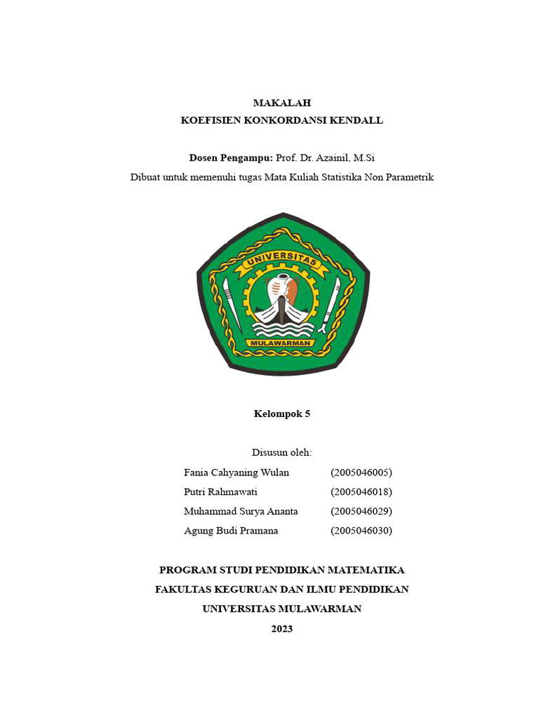 Makalah Kelompok 5 - KONKORDANSI | PDF