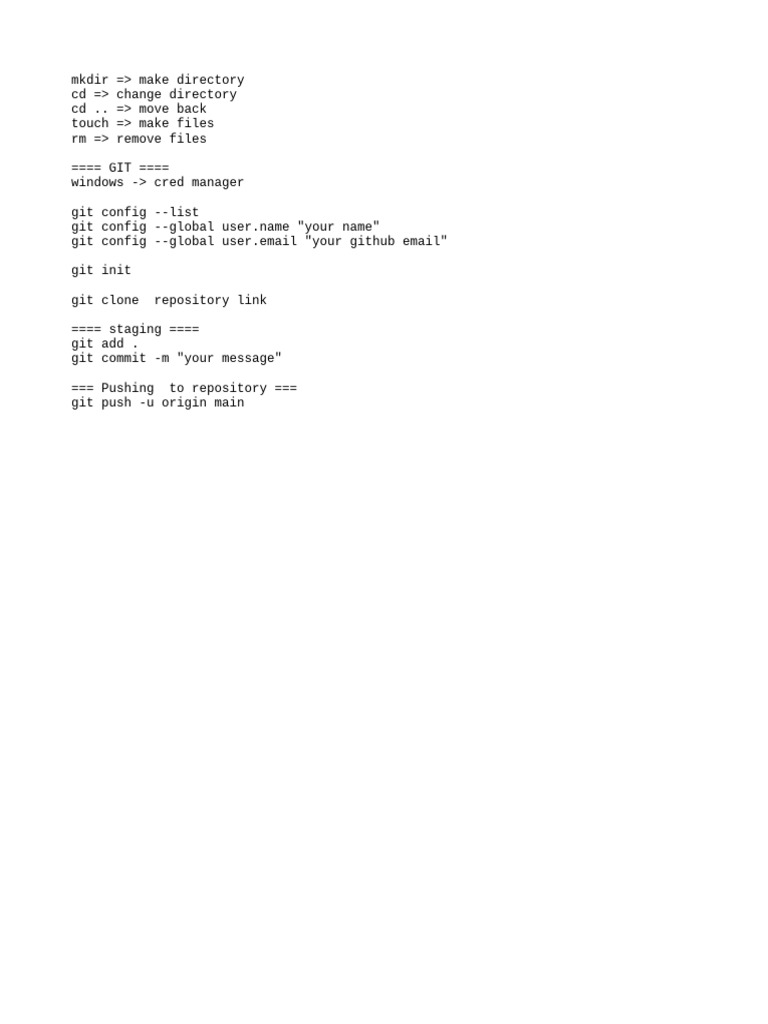 Basic It Commands | PDF