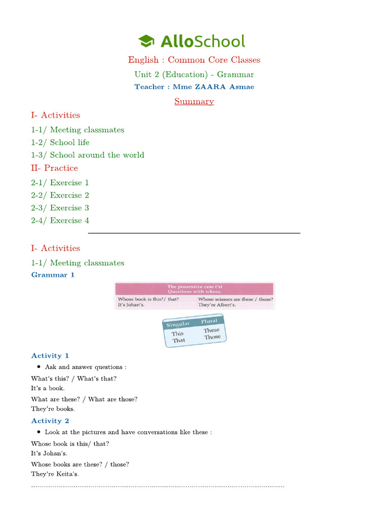 unit-2-education-grammar | PDF