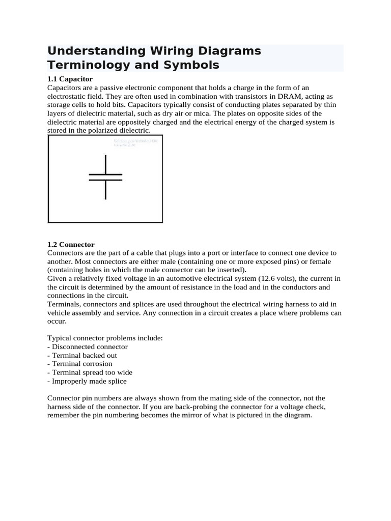Understanding Wiring Diagrams Terminology and Symbols | PDF