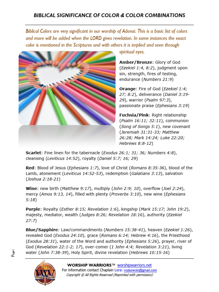 Biblical Colors | PDF