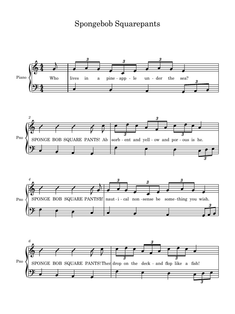 Spongebob Squarepants | PDF