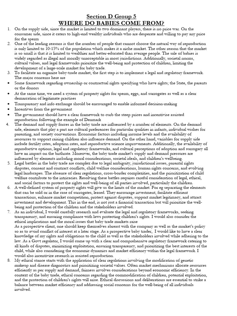 Baby Case Submission | PDF