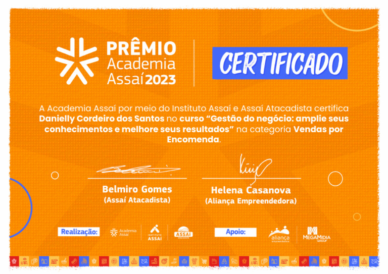 Certificado Assai | PDF