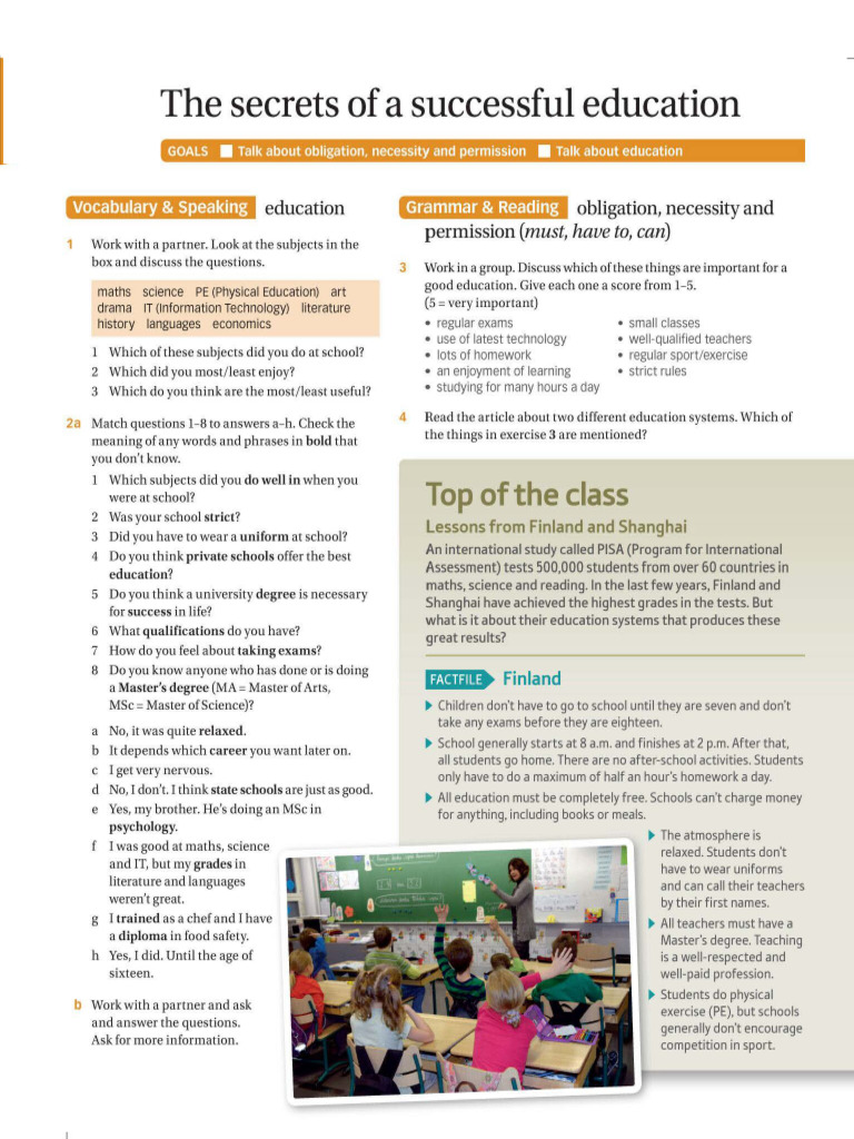 The Secrets of A Successful Education | PDF