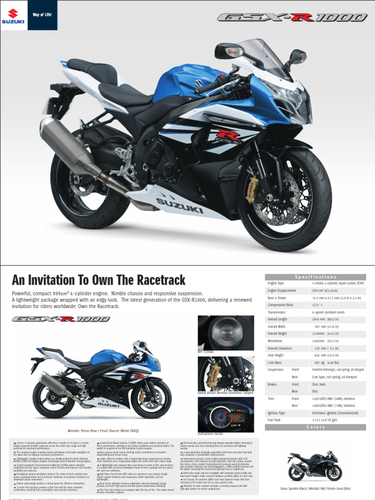 Suzuki GSX R1000 | PDF
