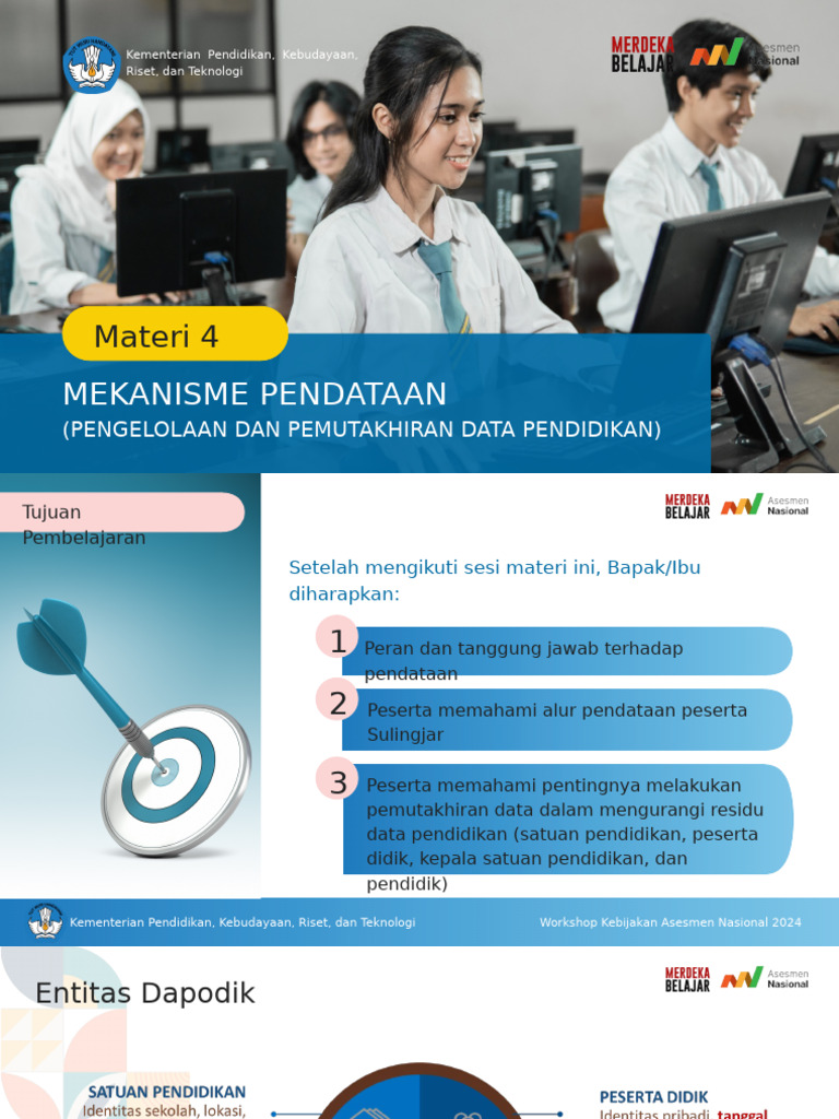 Materi 3. Mekanisme Pendataan | PDF