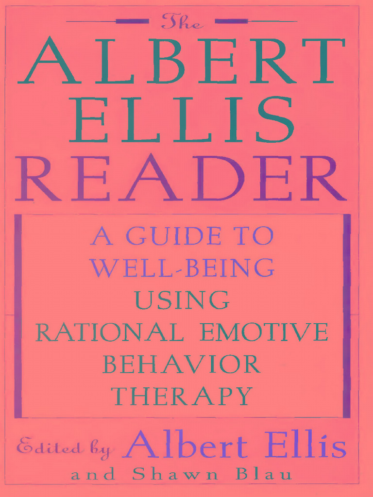 The Albert Ellis Reader - Albert Ellis - 1998 | PDF