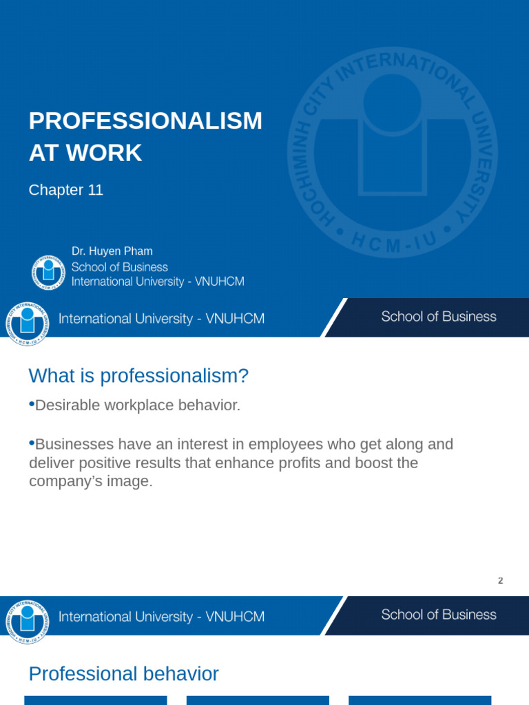 BC Chapter 11 - Professionalism | PDF
