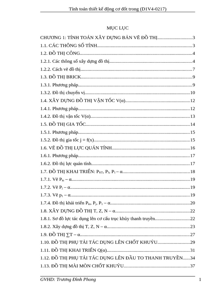 TR C Khu U - B C Lót - Bánh Đà | PDF